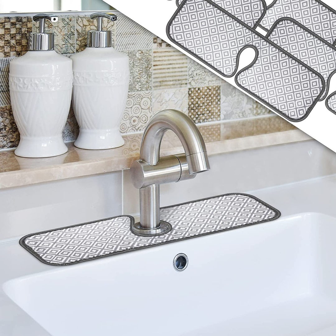 Handmade Faucet Handle Drip Catcher Tray Faucet Mat for - Etsy