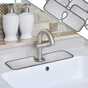 Handmade Faucet Handle Drip Catcher Tray Faucet Mat for - Etsy