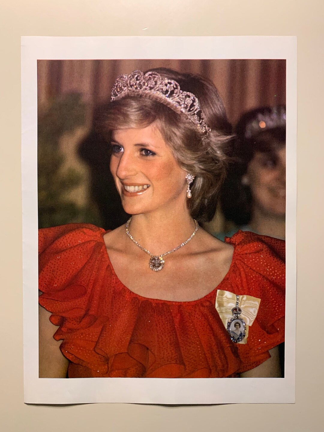 Vintage 1984 Princess Diana Poster - Etsy