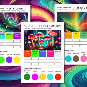 15 Trippy Color Palettes for Surreal Coloring Pages & Trippy Art ...