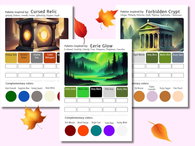 15 Spooky Color Palettes for Colorists, Color Combinations for ...