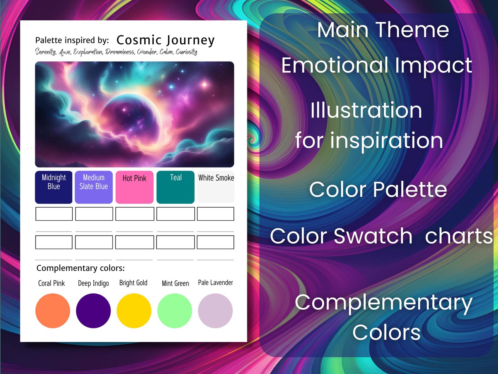 15 Trippy Color Palettes for Surreal Coloring Pages & Trippy Art ...