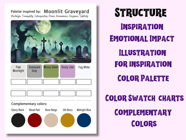 15 Spooky Color Palettes for Colorists, Color Combinations for ...