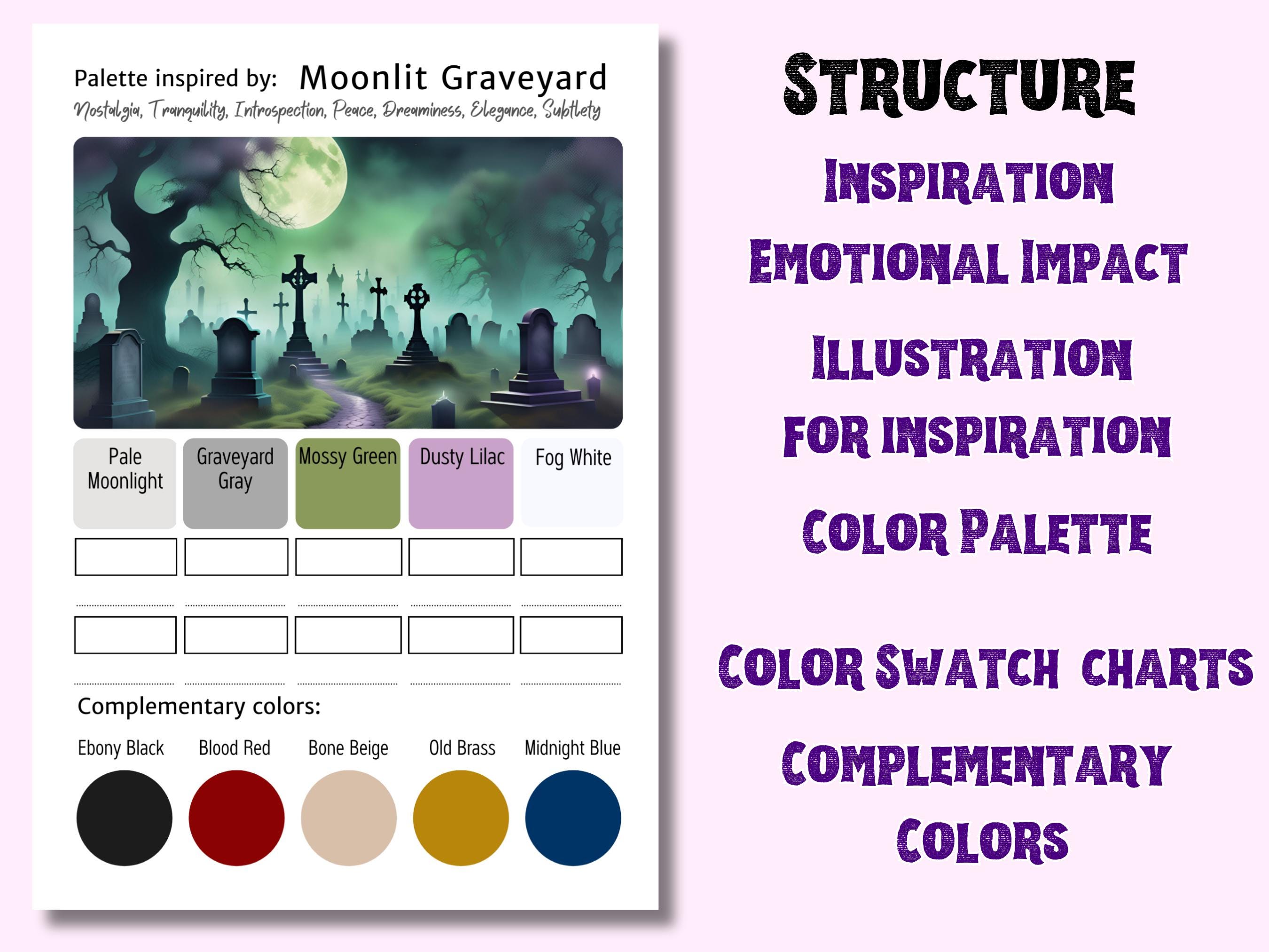 15 Spooky Color Palettes for Colorists, Color Combinations for ...