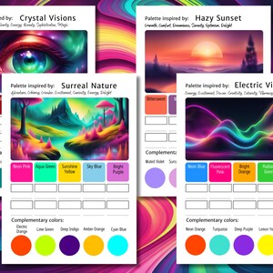 15 Trippy Color Palettes for Surreal Coloring Pages & Trippy Art ...