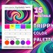 15 Trippy Color Palettes for Surreal Coloring Pages & Trippy Art ...