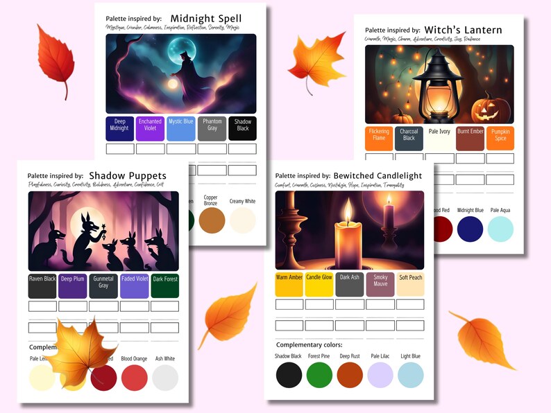 15 Spooky Color Palettes for Colorists, Color Combinations for ...