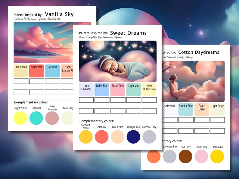 15 Dreamy Pastel Color Palettes for Creative Projects – Printable Color ...