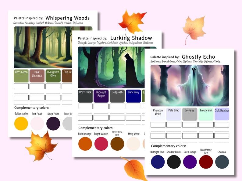 15 Spooky Color Palettes for Colorists, Color Combinations for ...