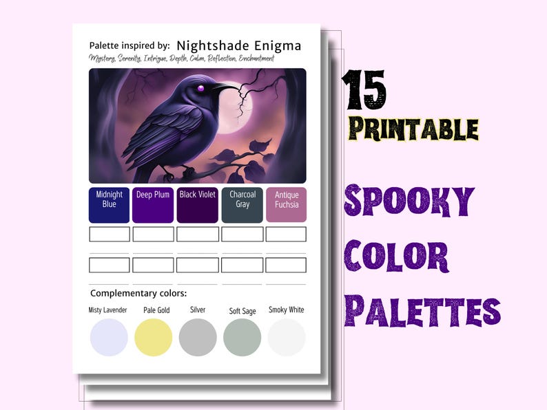 15 Spooky Color Palettes for Colorists, Color Combinations for ...