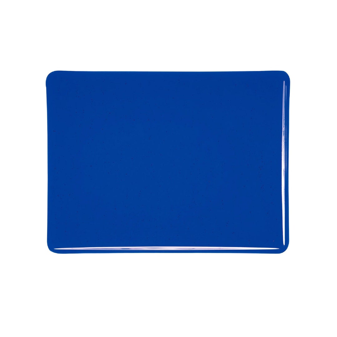 Deep Royal Blue Transparent Bullseye COE90 Fusible Glass Sheet Dbl ...