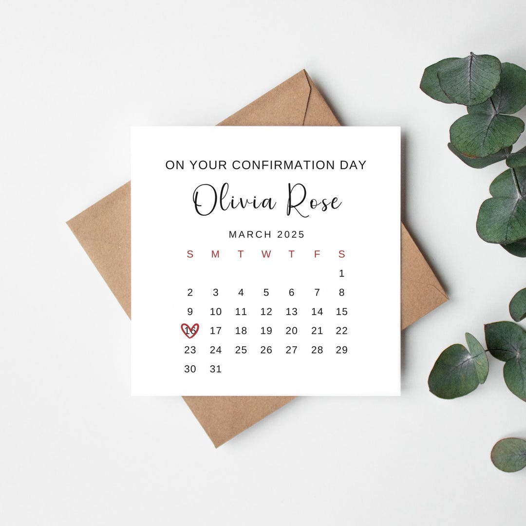 On Your Confirmation Day Card, Personalised Confirmation Card Ireland ...