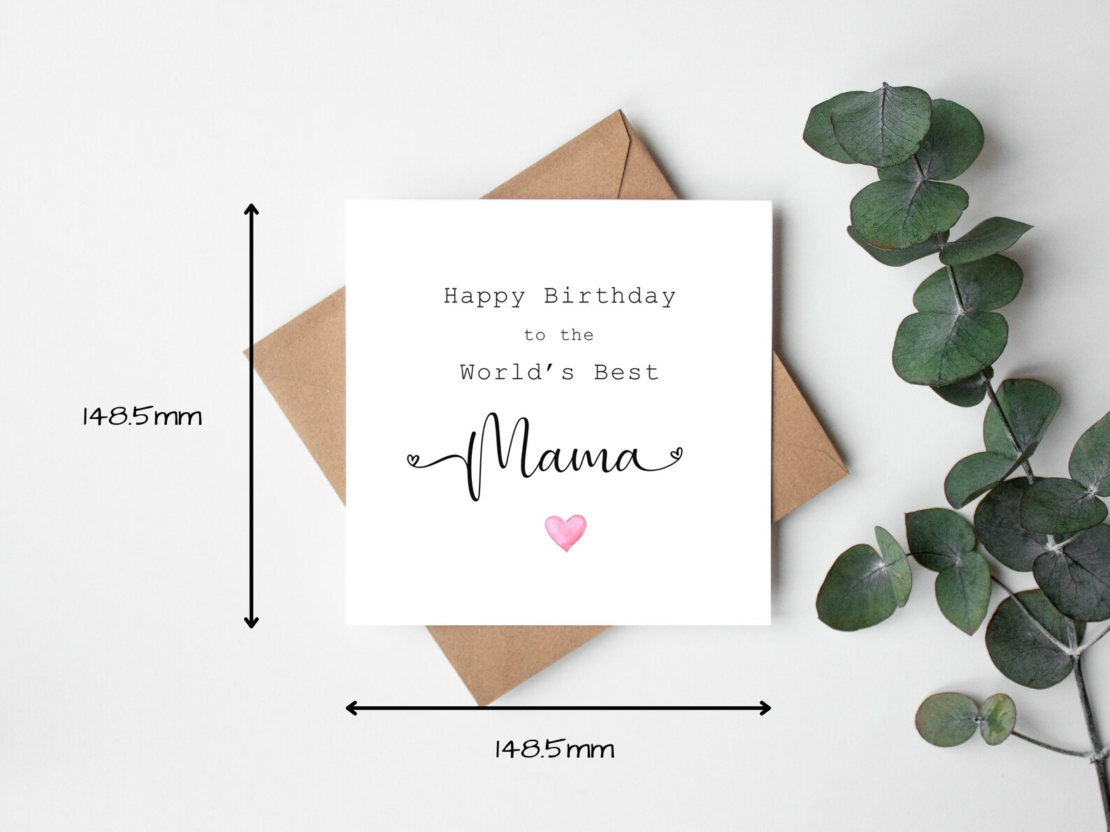 Happy Birthday to the World's Best Mama Mum Birthday Card, Happy ...