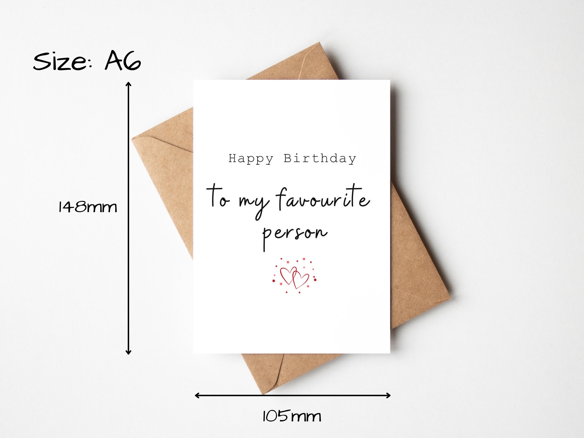 Happy Birthday to My Favourite Person, Wife Birthday Card, Birthday ...