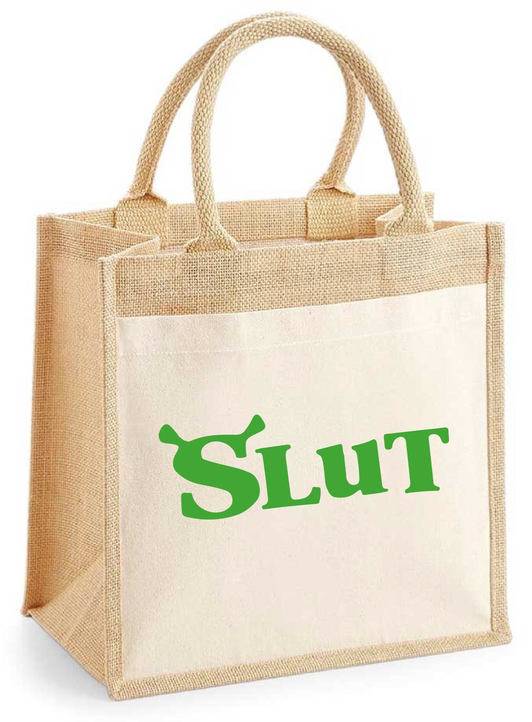 Shrek Slut Jute Bag, Shrek Slut 2024 Jute Bag, Shrek Merch, Slut Jute ...