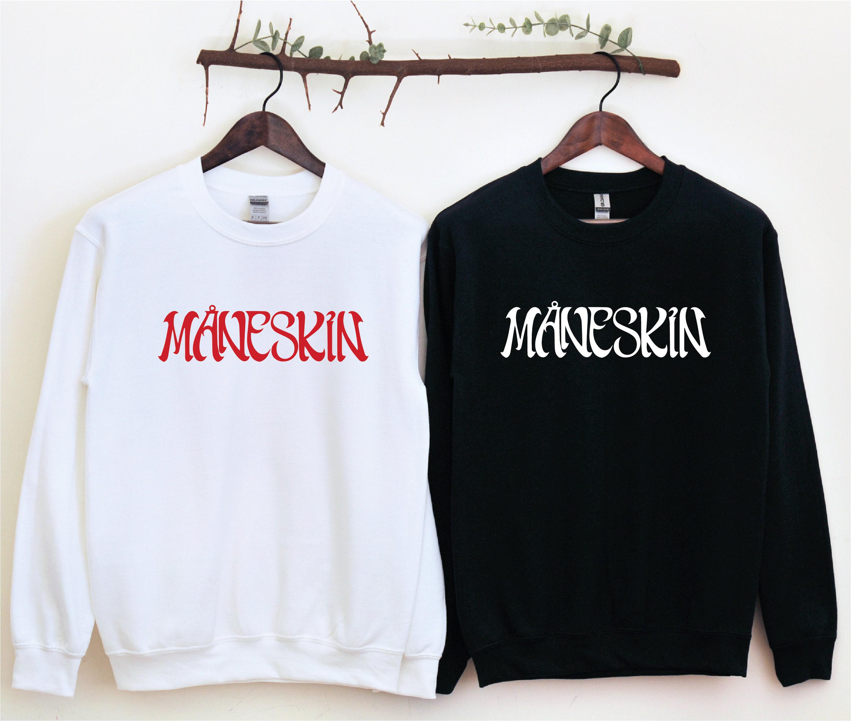 Maneskin Hoodie, Maneskin Band Jumper, Damiano David Maneskin Merch, Rockn Roll Top, Eurovision ...