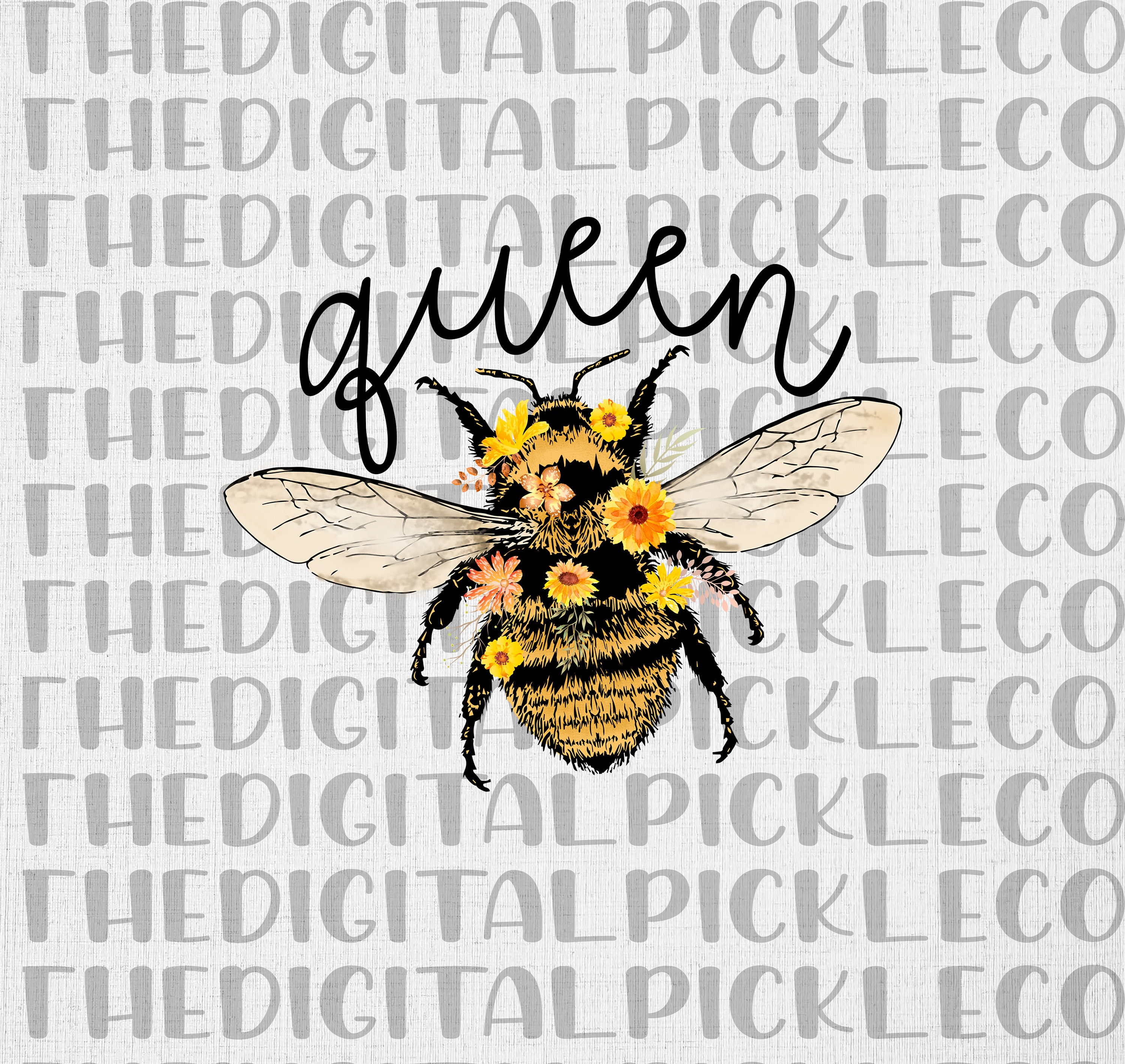Queen Bee PNG Clipart & Digital Download - Etsy