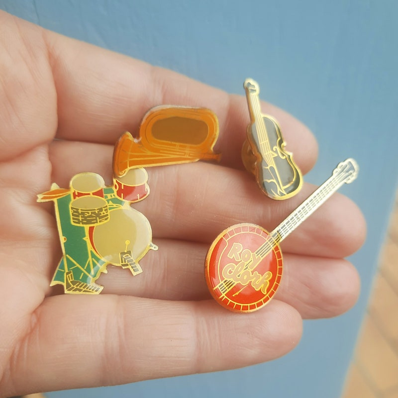 Musical Instrument Pins - Etsy