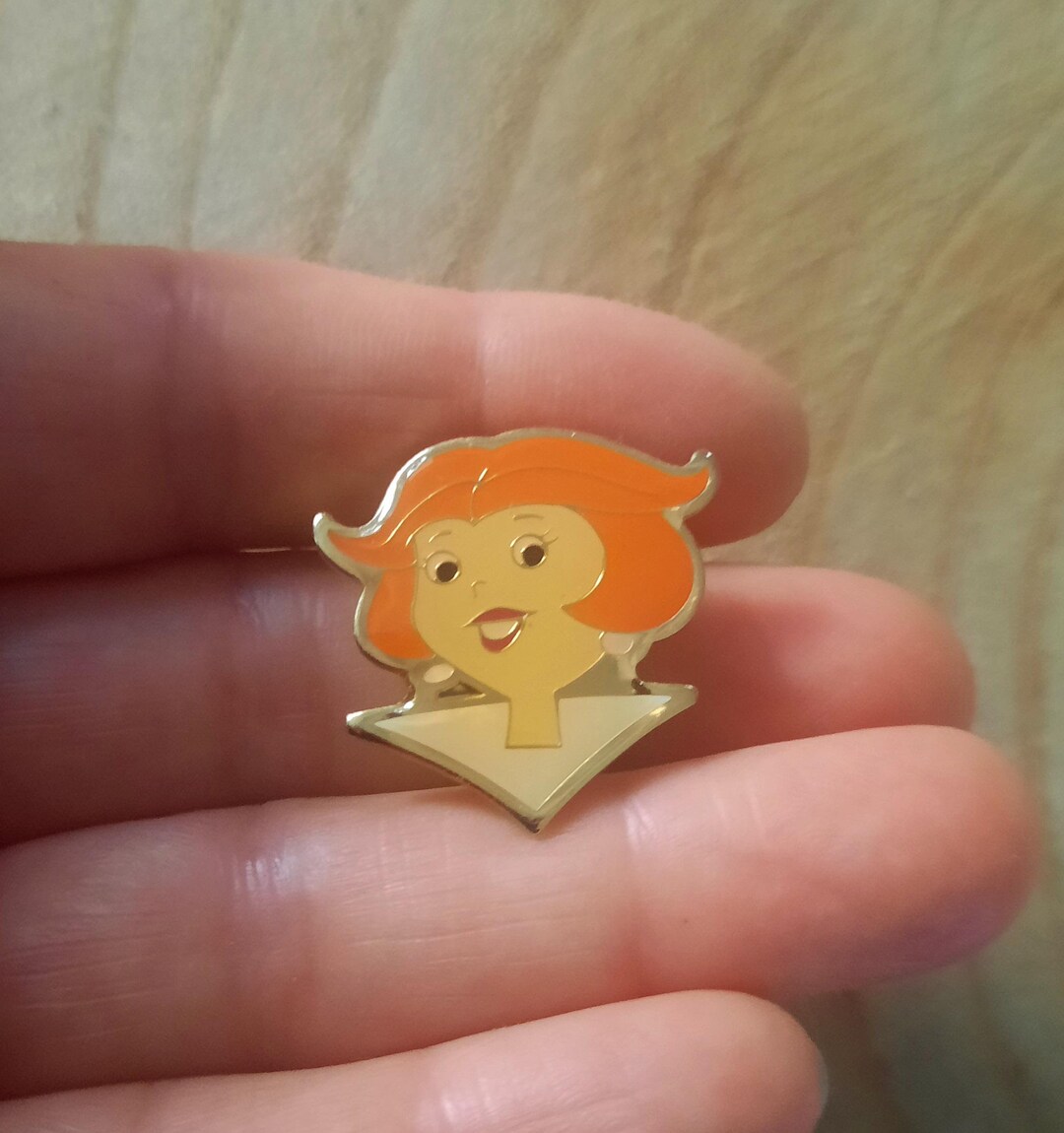 Pin's vintage 1990 , épinglette Jane The Jetsons, Elroy Jeton ou ...