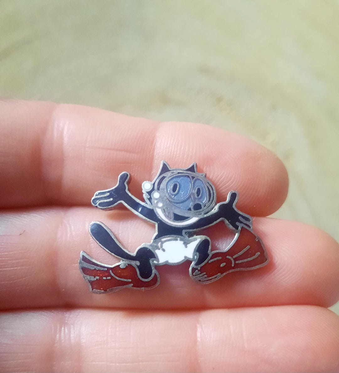 Vintage Pin From the 80s/90s Felix the Cat, Cartoon, Demons and Wonders ...