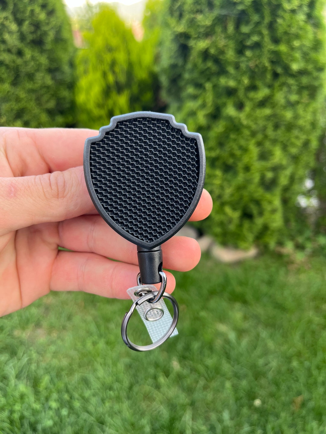 Premium Steel Wire Retractable Badge Reel - Versatile Keychain Card ...