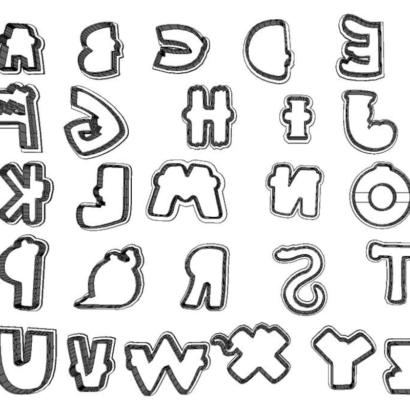 Alphabet Lore Craft - Etsy