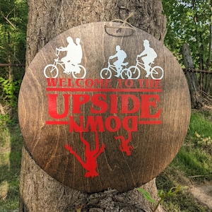 Stranger Things Door Sign/ Stranger Things/ Welcome to the Upside Down ...