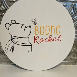 Winne the Pooh Nursery Sign/personalized Winne the Pooh Sign ...
