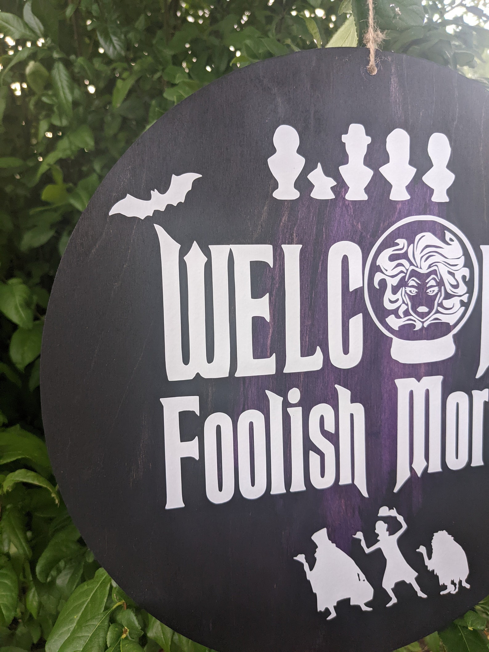 The Haunted Mansion Porch Sign | Halloween Decor | the Haunted Mansion ...