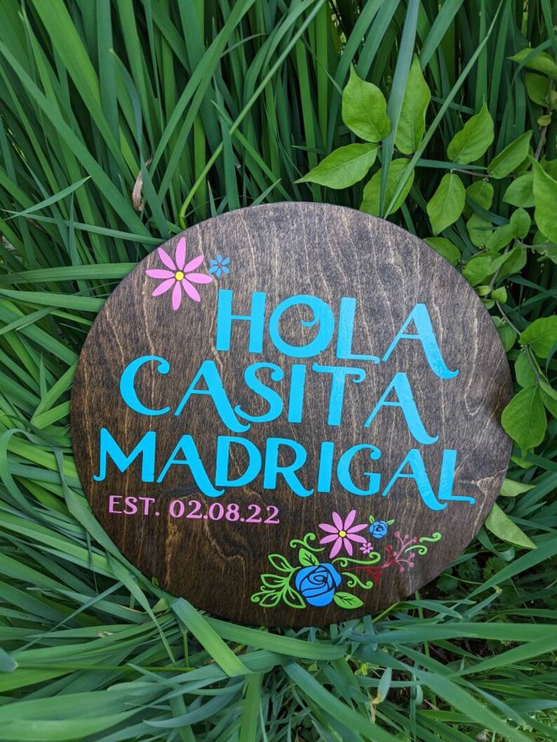 Hola Casita Sign Hola Casita Home Decor Sign Encanto Sign/ - Etsy