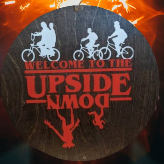 Upside Down Welcome Signs Funny Retro Metal Tin Sign Welcome To The