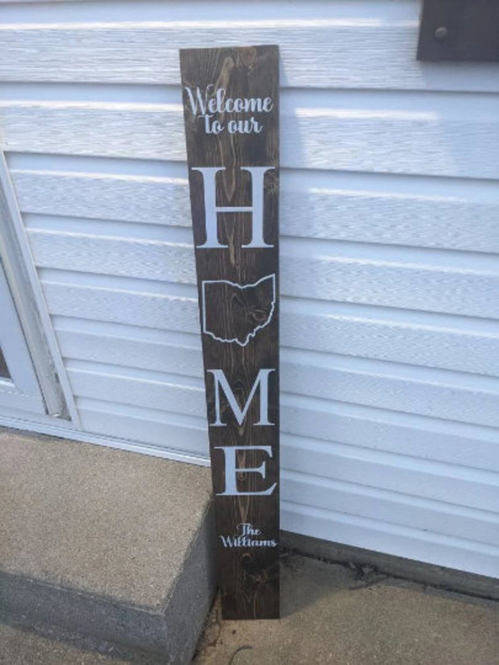 State Shape Sign/ohio State Porch Leaner/ Home Ohio/ Ohio - Etsy