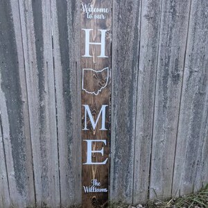 State Shape Sign/ohio State Porch Leaner/ Home Ohio/ Ohio Home/ Ohio ...
