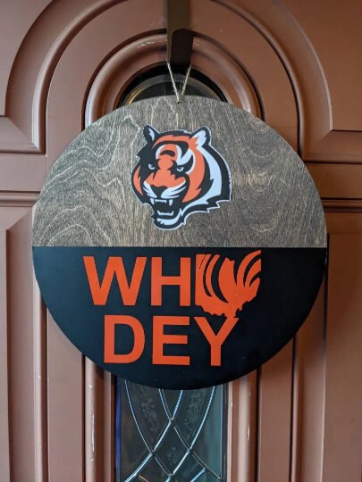 Bengals Sign/ Bengals Door Sign/ Bengals Decor/ Cincinnati - Etsy