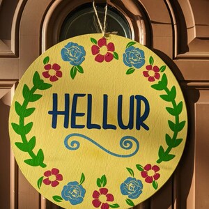 Hellur Door Hanger Hellur Sign/ Madea Sign / Wood Door - Etsy