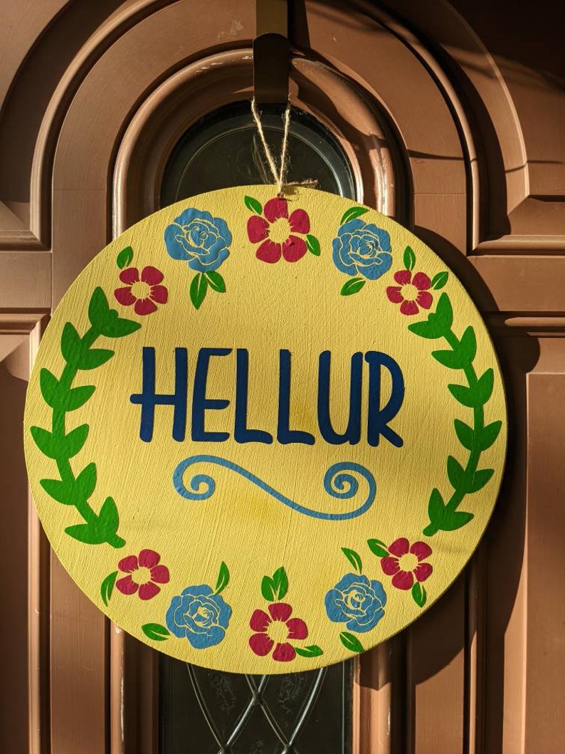 Hellur Door Hanger Hellur Sign/ Madea Sign / Wood Door - Etsy