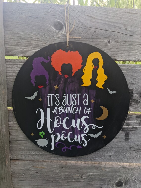 Hocus Pocus Porch Sign Halloween Decor Hocus Pocus Sign - Etsy