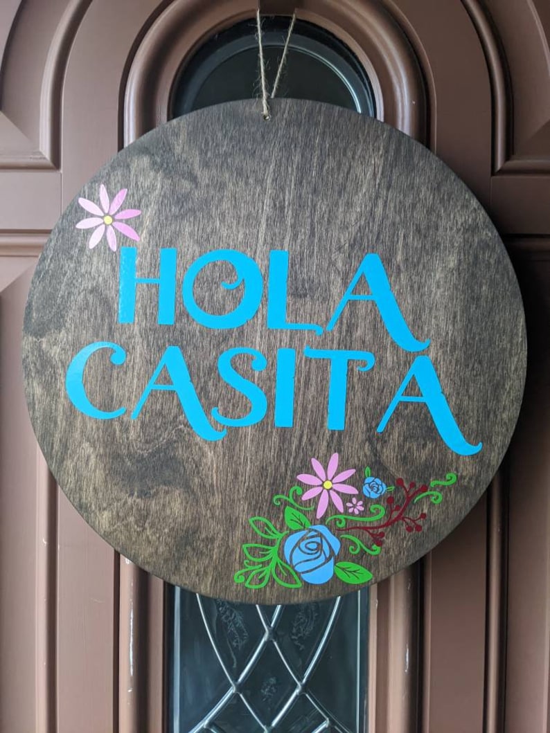 Hola Casita Sign Hola Casita Home Decor Sign Encanto Sign/ - Etsy
