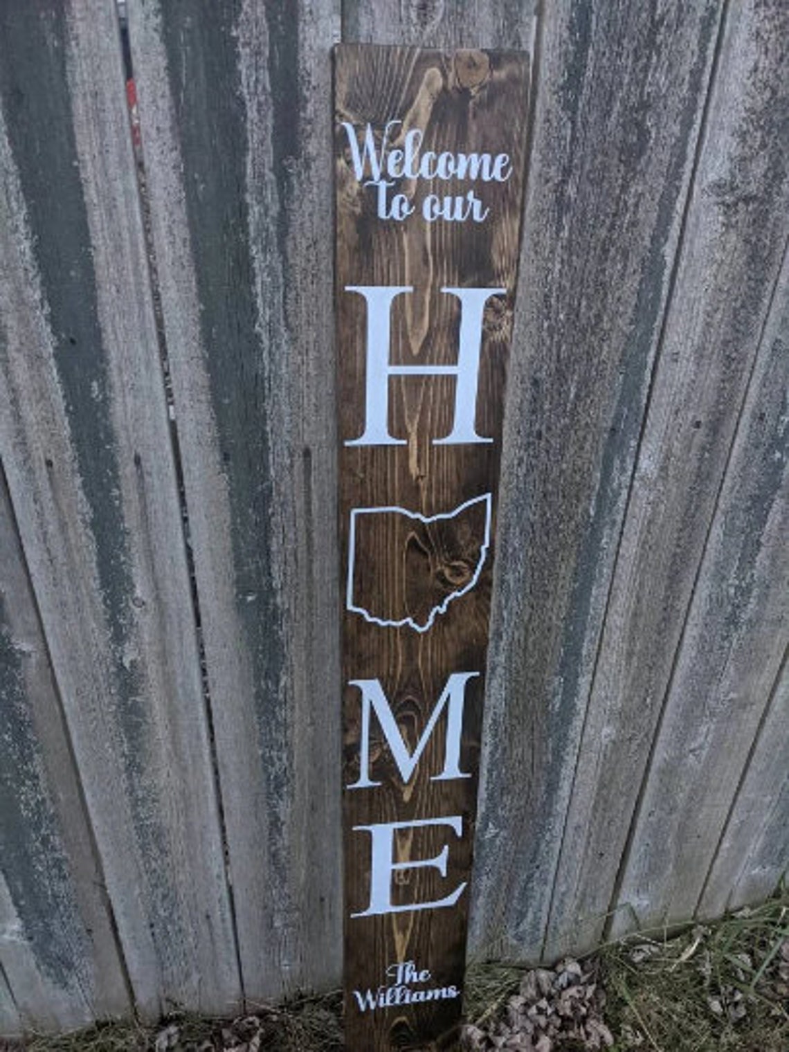 State Shape Sign/ohio State Porch Leaner/ Home Ohio/ Ohio - Etsy