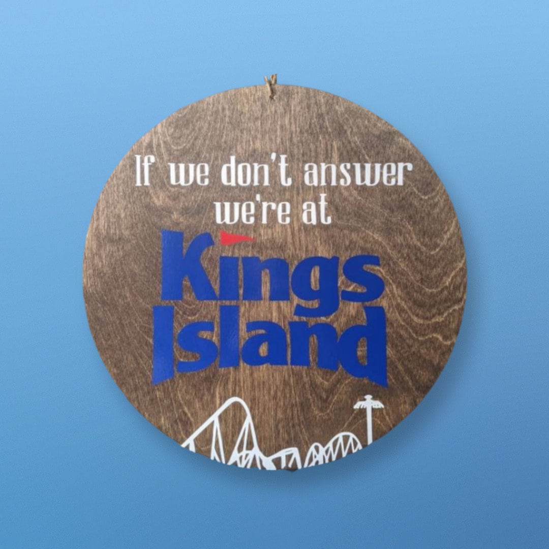 Kings Island/ Kings Island Sign/ Probably at Kings Island/ the Beast ...