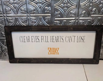 Friday Night Lights Sign - Etsy