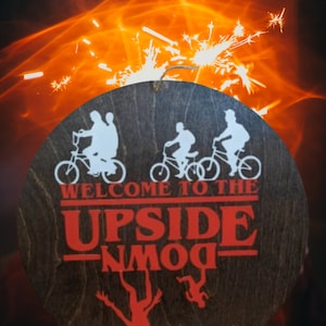 Stranger Things Door Sign/ Stranger Things/ Welcome to the Upside Down ...