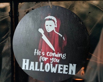 Michael Myers Door Sign - Etsy