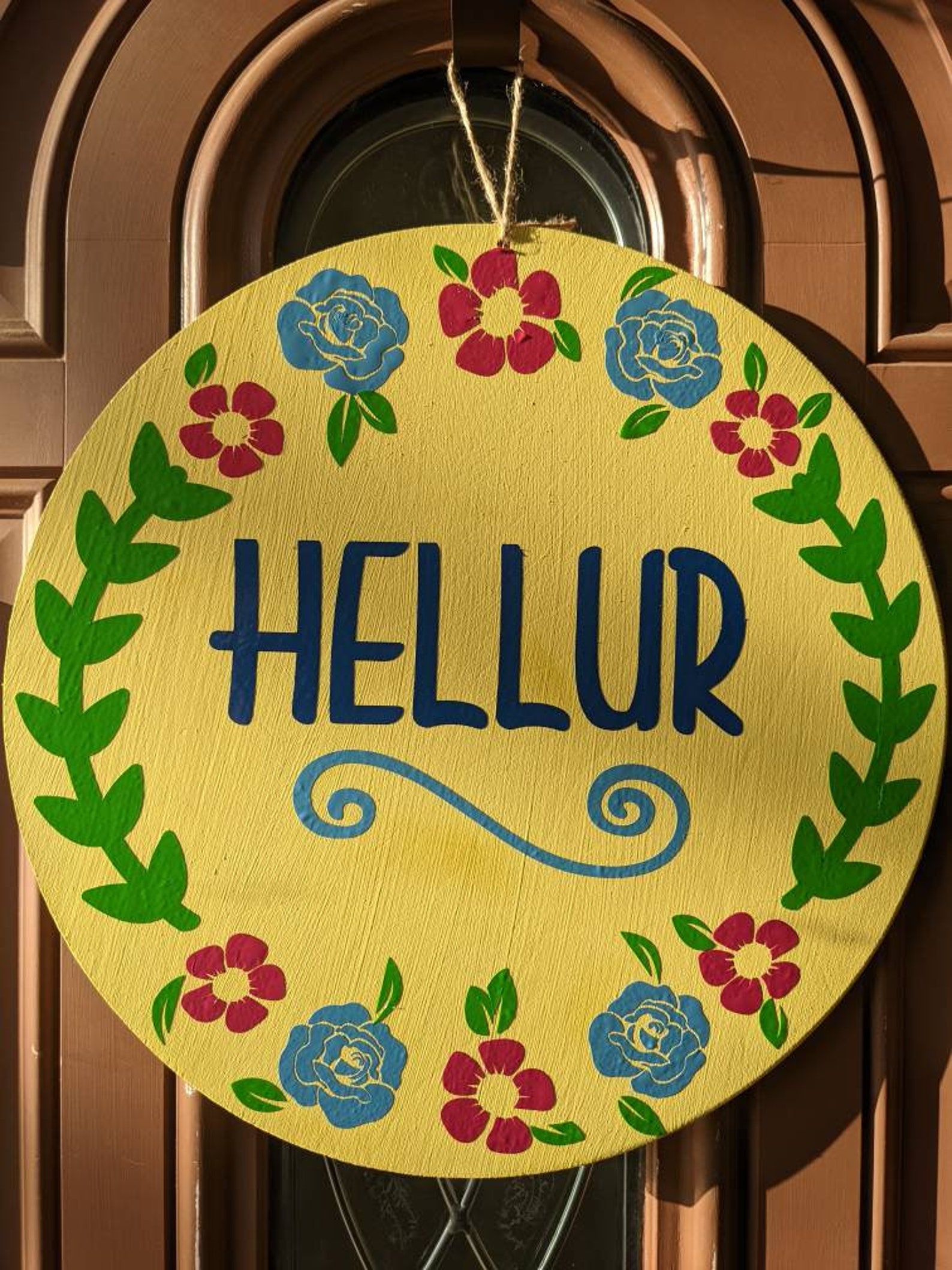 Hellur Door Hanger Hellur Sign/ Madea Sign / Wood Door - Etsy