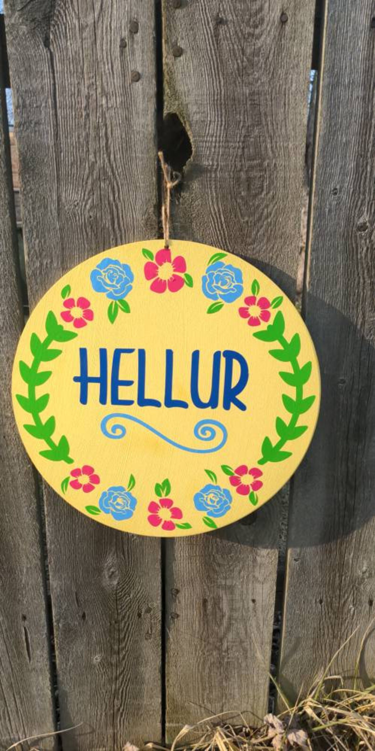 Hellur Door Hanger Hellur Sign/ Madea Sign / Wood Door - Etsy