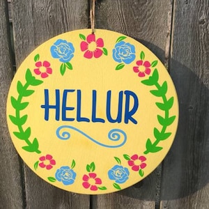 Hellur Door Hanger Hellur Sign/ Madea Sign / Wood Door Hanger/home Gift ...