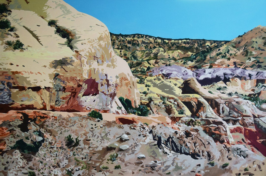 Original Painting: Cliffs of Ghost Ranch - Etsy