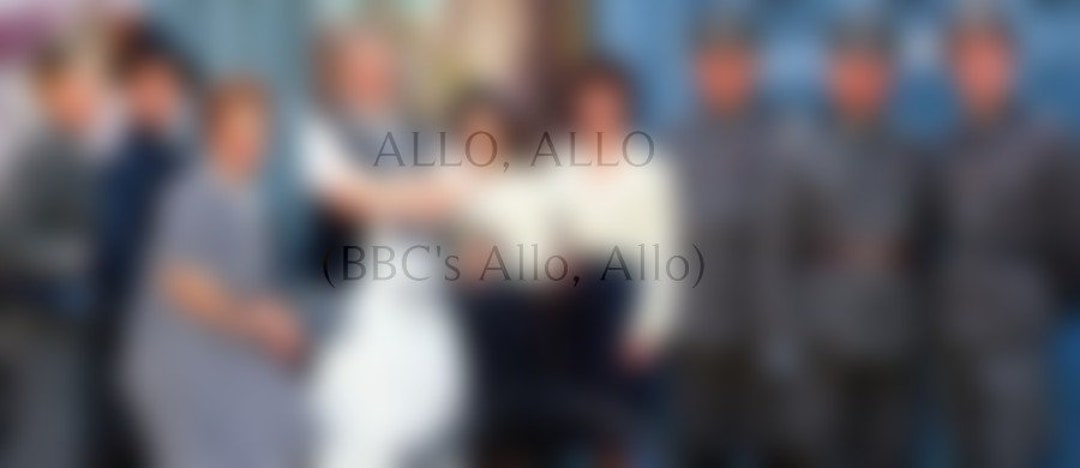 SPECIALIST: Letter Inspired by Allo, Allo - Etsy