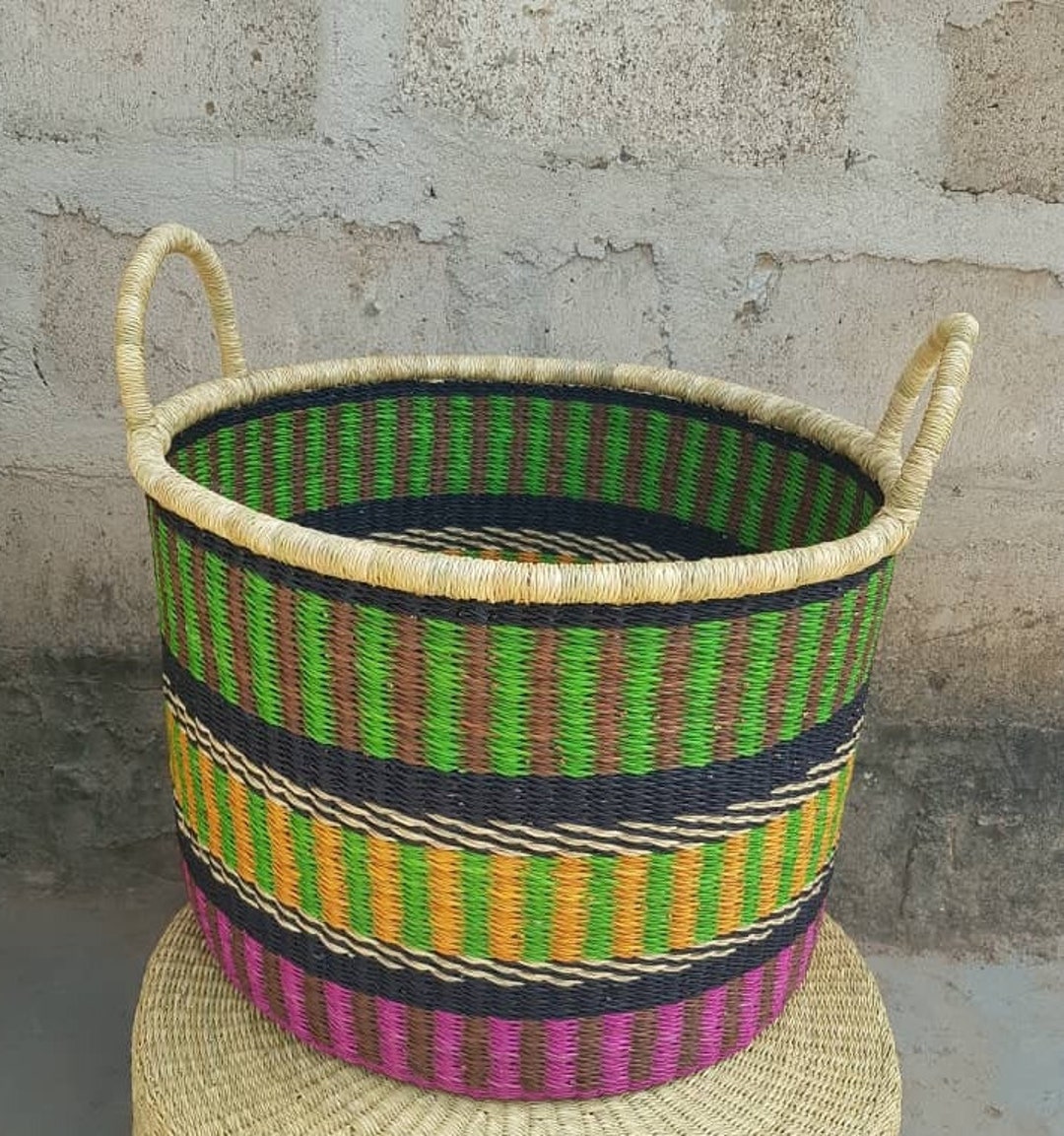 Handwoven Wicker Hamper| Small Size Laundry Basket| Bathroom Mini ...