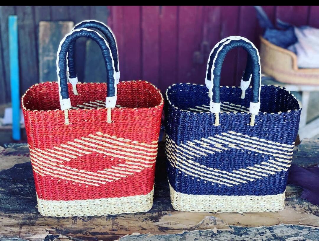 Cute Mini Straw Tote Bag| Wicker Top Handle Bag| Picnic Basket Gift for ...